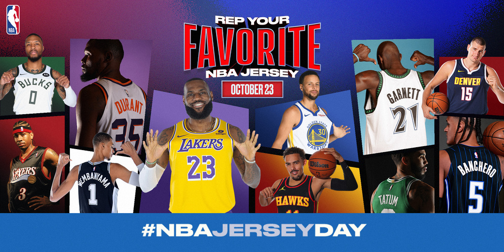 เตรียมตัวให้พร้อม! NBA Jersey Day ประจำปี ชวนแฟนบาสสวมเสื้อเจอร์ซีย์ก ...